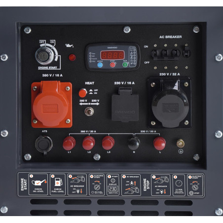 NN DDAE 11000DSE-3 8.0kW DĪZEĻĢENERATORS / Daewoo